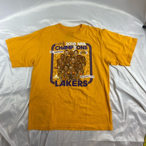 adidas | Shirts | Los Angeles Lakers Back To Back Championships 20 ...